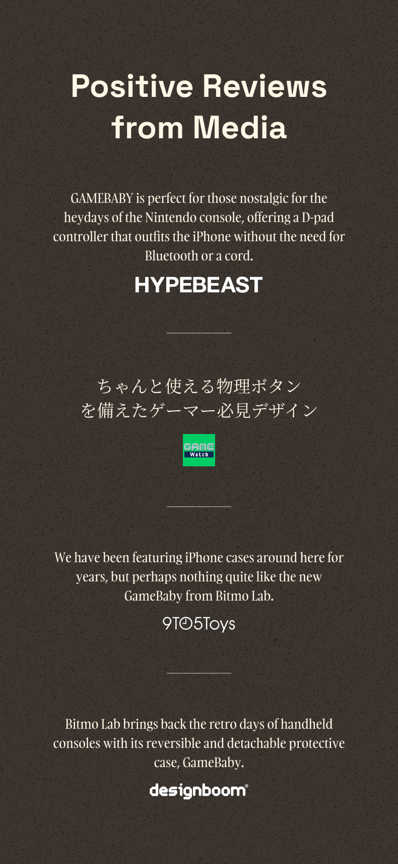 GAMEBABY | Phone Armor with Retro Gaming Superpowers – BitmoLab