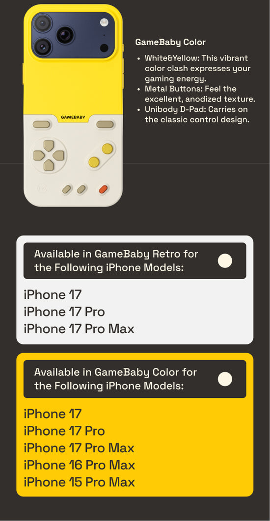 GAMEBABY | Phone Armor with Retro Gaming Superpowers – BitmoLab